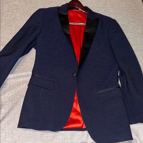 Don Morphy | Suits & Blazers | Don Morphy Navy Tuxedo With Black Lapel ...